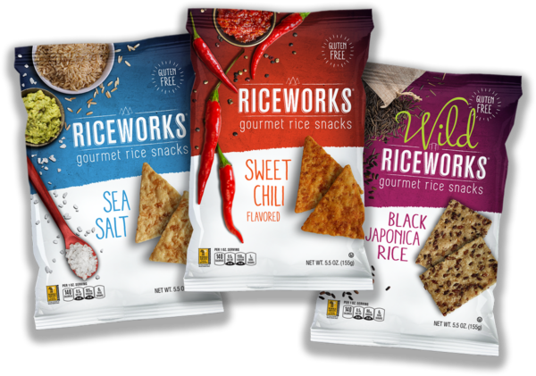 Crunchy and Amazing! - Riceworks Gluten Free Rice Snacks - Riceworks