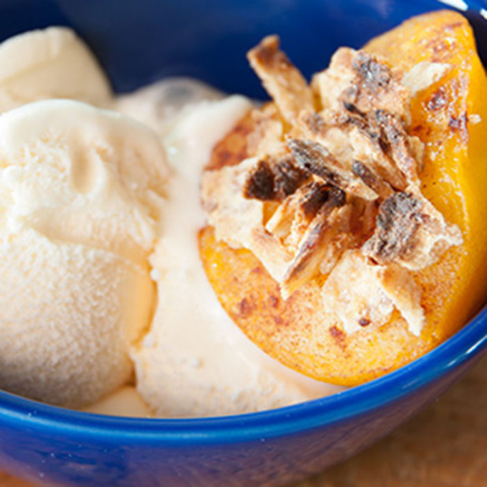 Honey Riceworks Broiled Peaches - Riceworks